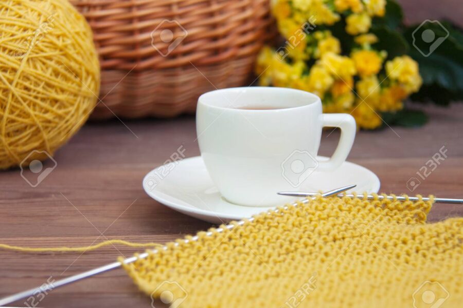 Charming Knit Cup & Saucer Set: Cute, Decorative DIY Guide!